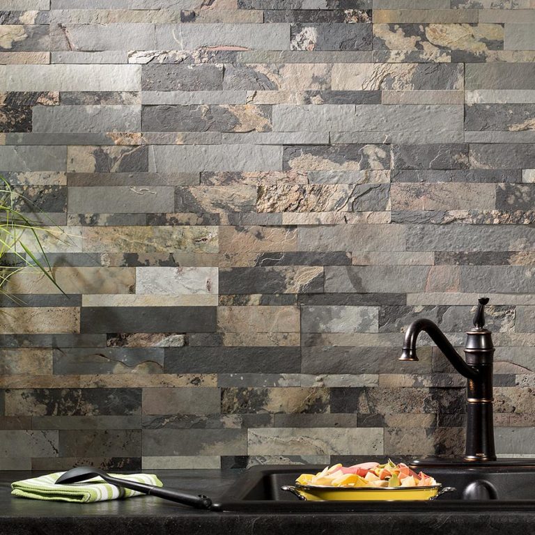 Tonal Variation Backsplash Ideas